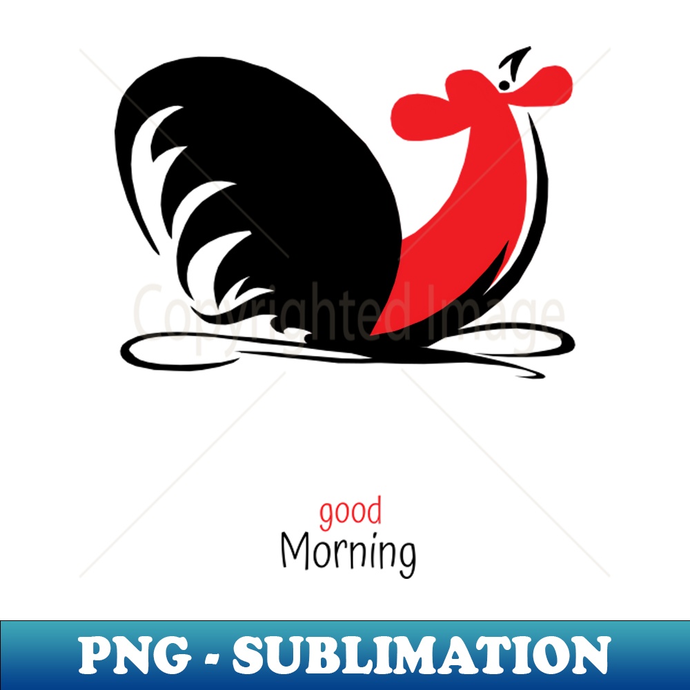 The Retro Rooster Good Moring - Trendy Sublimation Digital D | Inspire ...