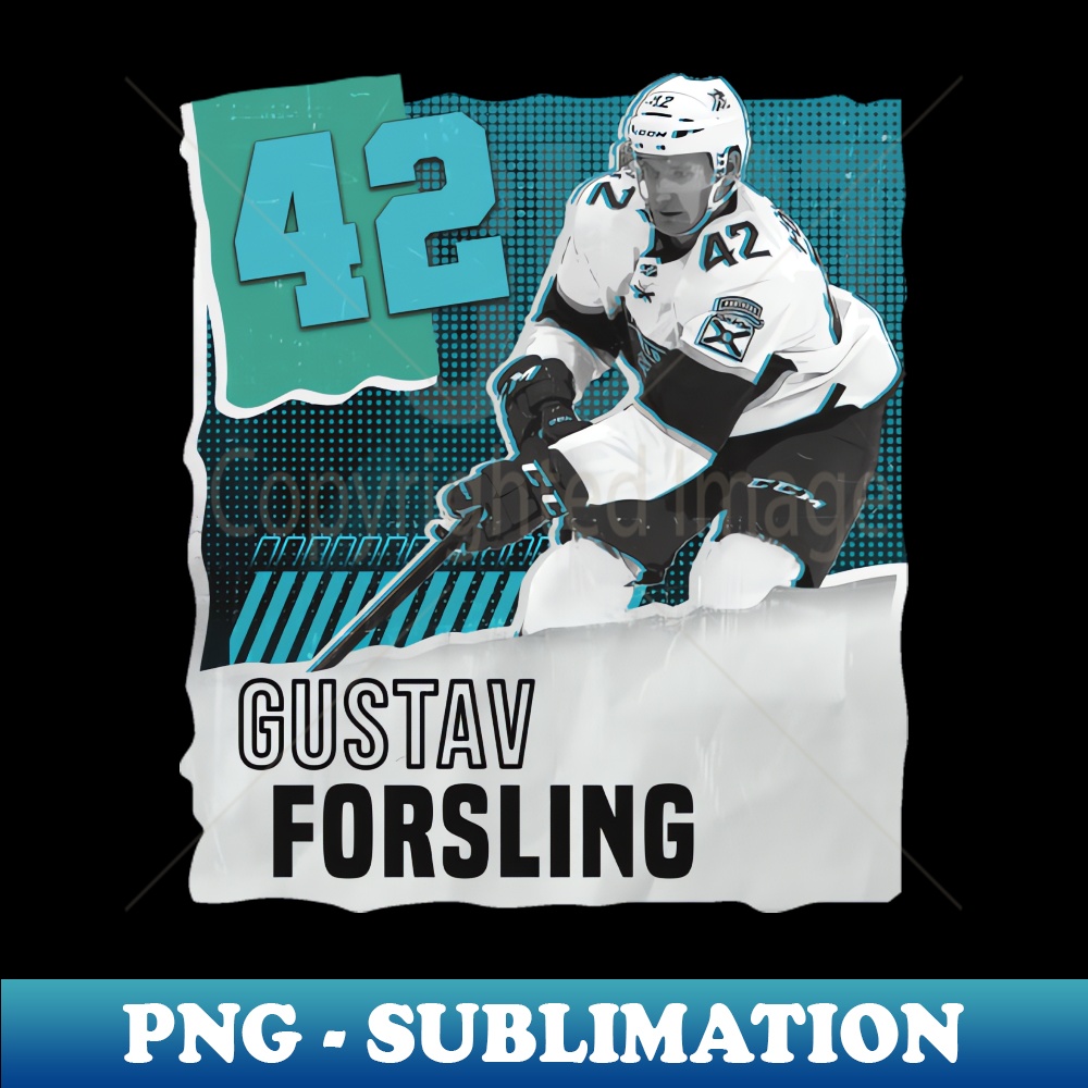 Gustav Forsling Hockey Poster Style - Aesthetic Sublimation | Inspire ...
