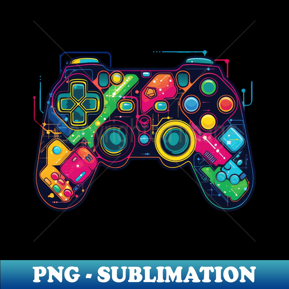 Video game controller - Vintage Sublimation PNG Download - B | Inspire ...