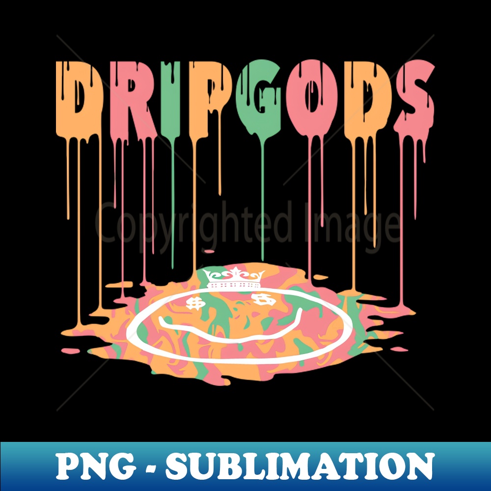 Drip God Ice Cream Puddle - Aesthetic Sublimation Digital Fi | Inspire ...