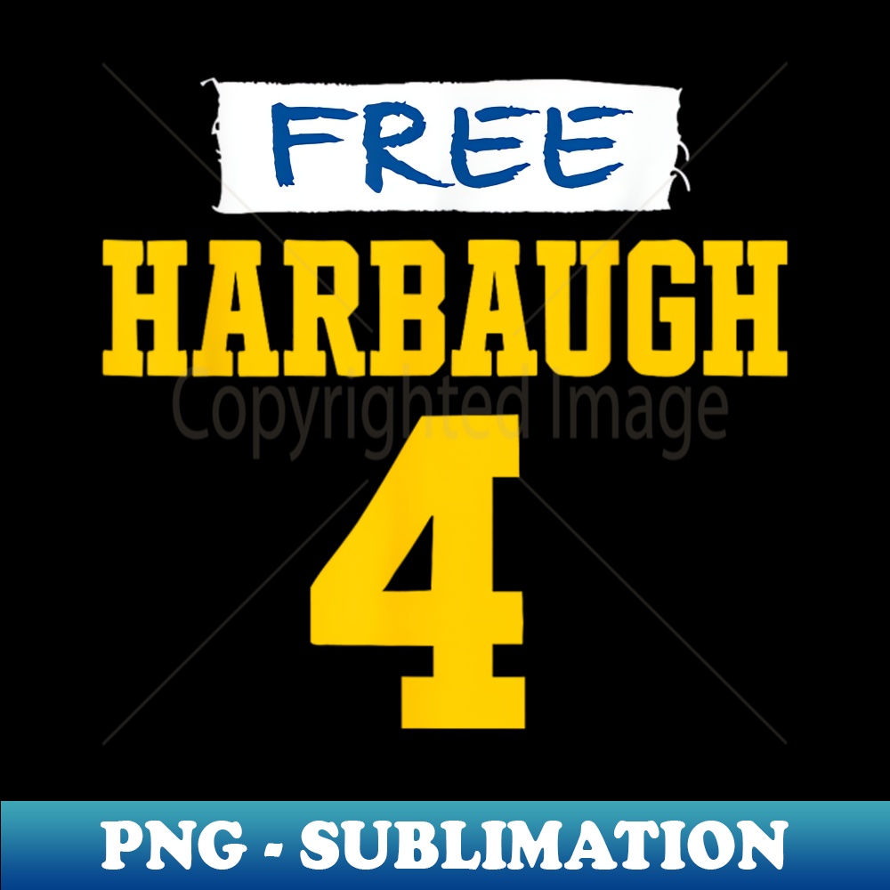 Free Harbaugh 4 Michigan Football - Exclusive PNG Sublimatio | Inspire ...