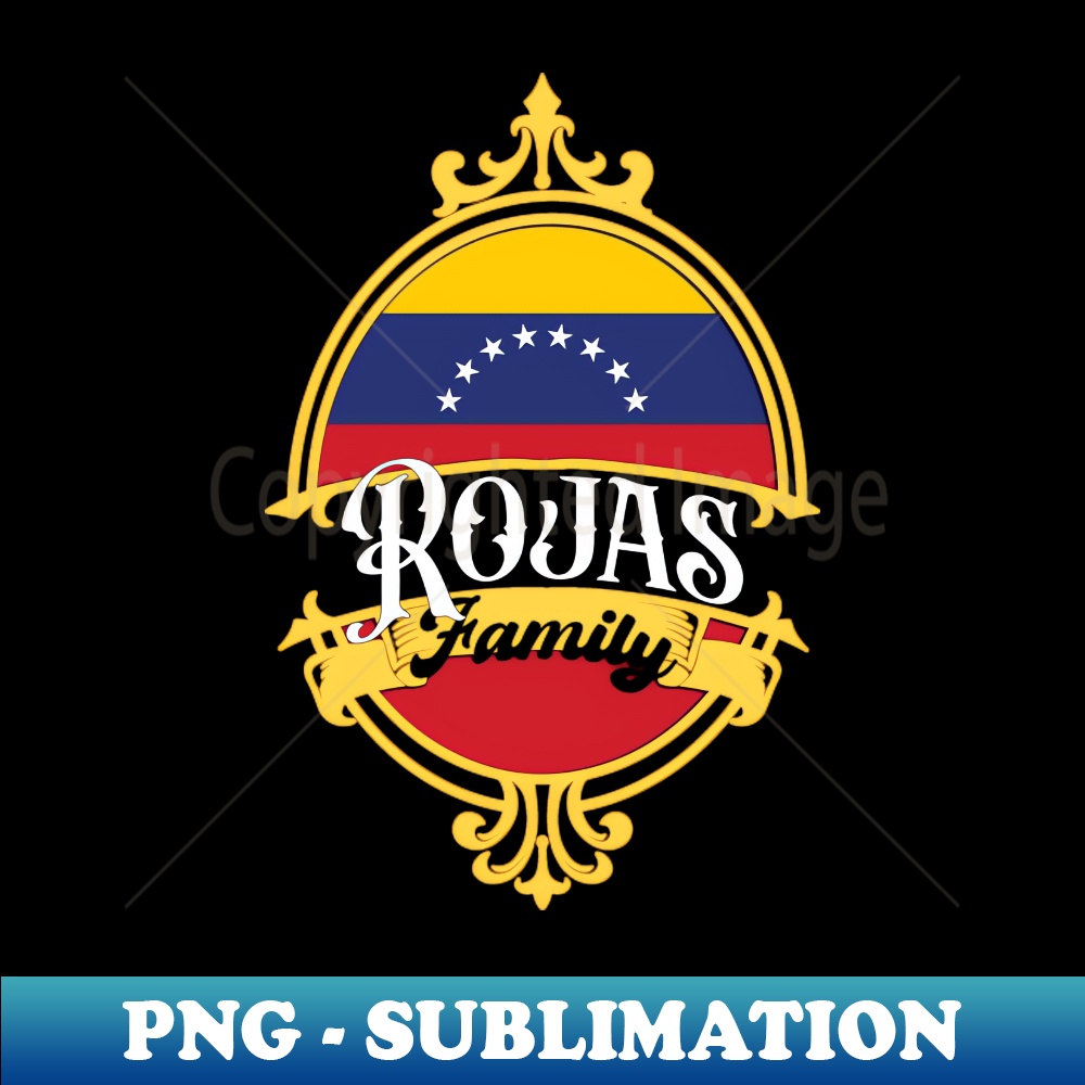Rojas Family - Venezuela Flag - High-Resolution PNG Sublimat - Inspire ...