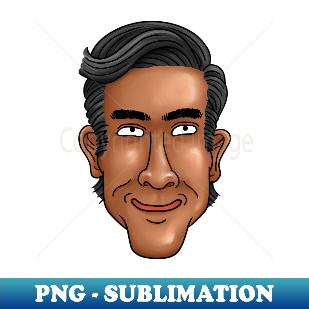 Rishi Sunak Funny Drawing - Aesthetic Sublimation Digital Fi | Inspire Uplift