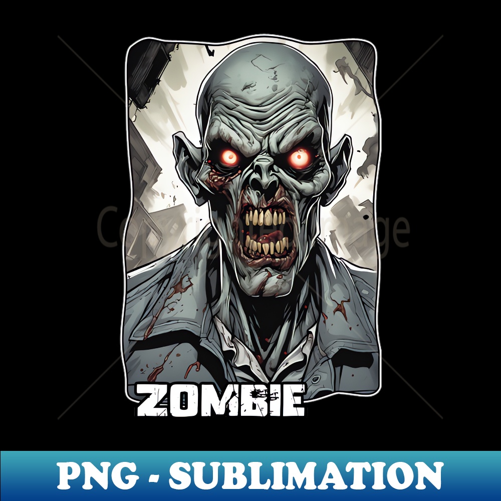 Zombie 2 - PNG Transparent Digital Download File for Sublima | Inspire ...
