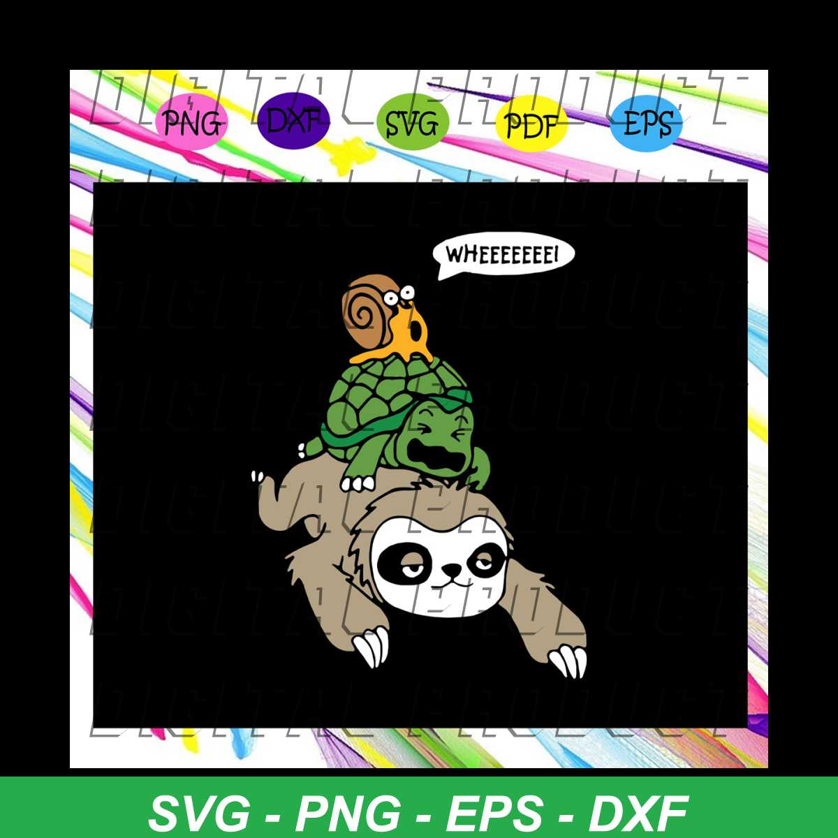 Sloth Turtle Snail, sloth svg, sloth gift, turtle svg, turtl | Inspire ...