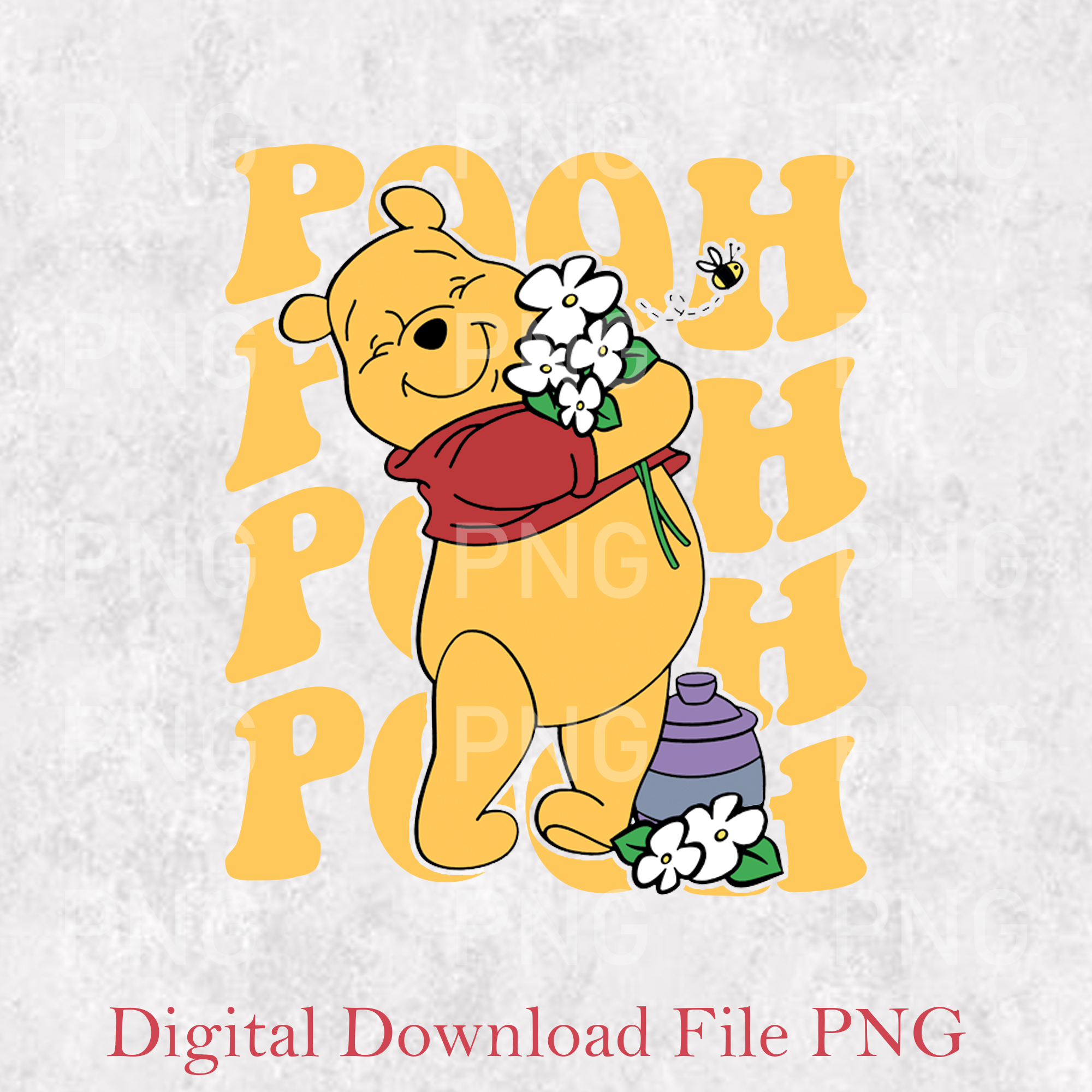 Cute Winnie the Pooh EST 1926 PNG, Pooh Bear PNG, Retro Winn - Inspire ...