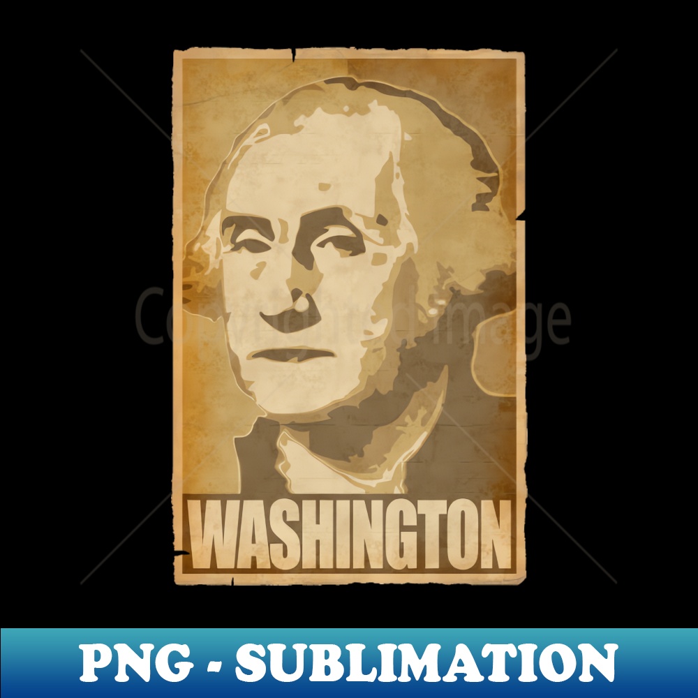George Washington Propaganda Poster Pop Art - Exclusive Subl | Inspire ...