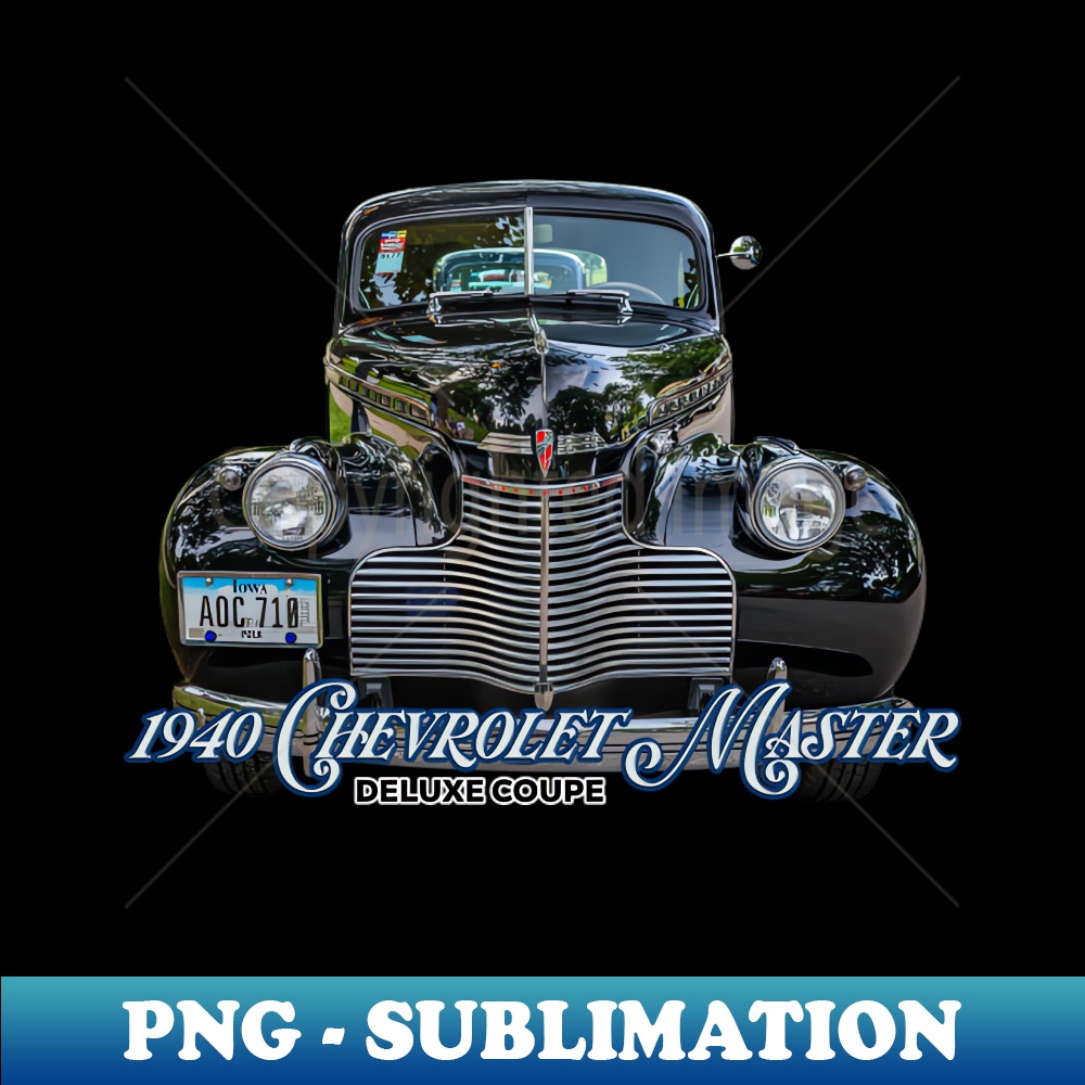 1940 Chevrolet Master Deluxe Coupe - Retro PNG Sublimation D | Inspire ...