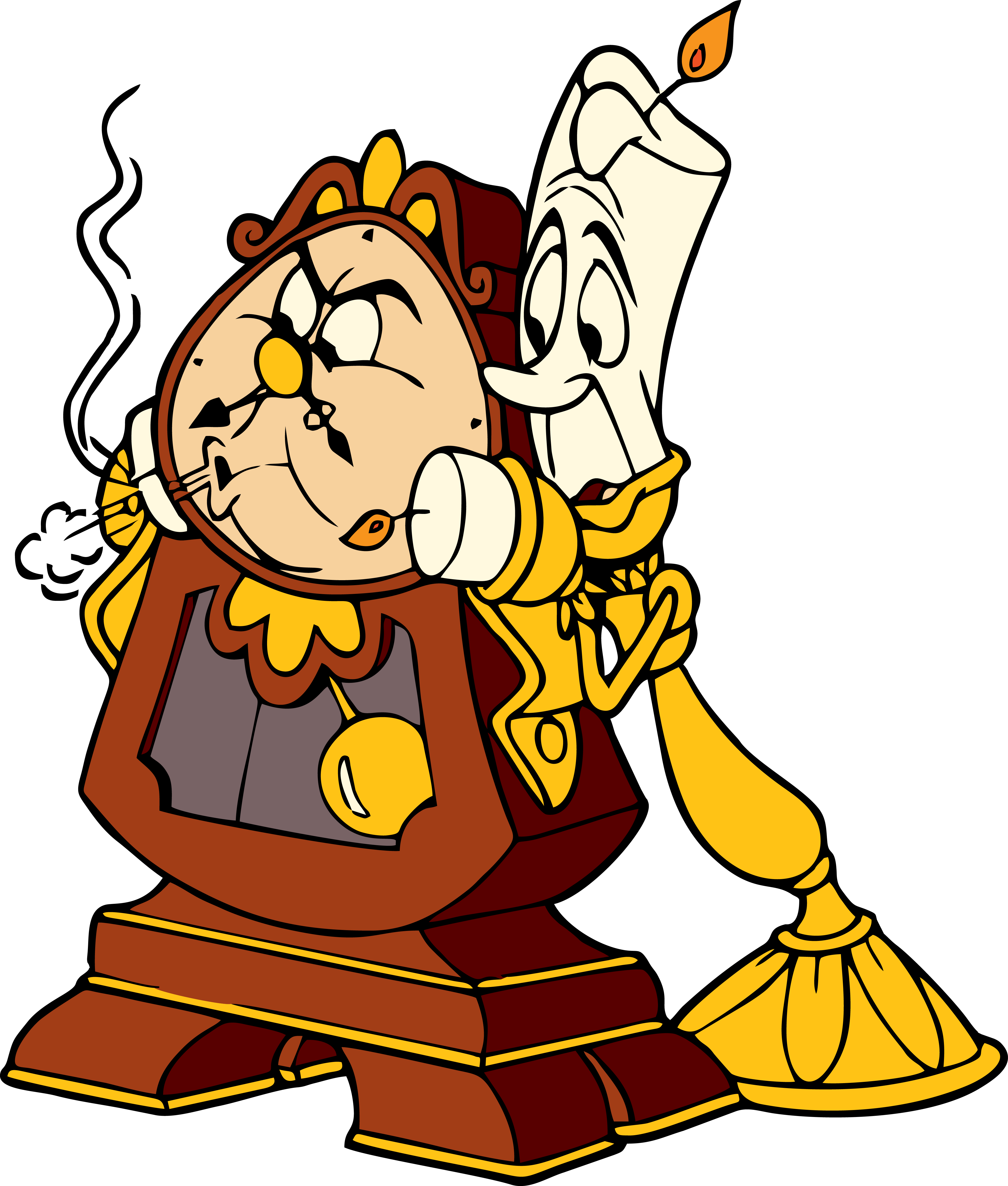 Cogsworth Svg, Beauty and The Beast Svg, Beauty and The Beas | Inspire ...