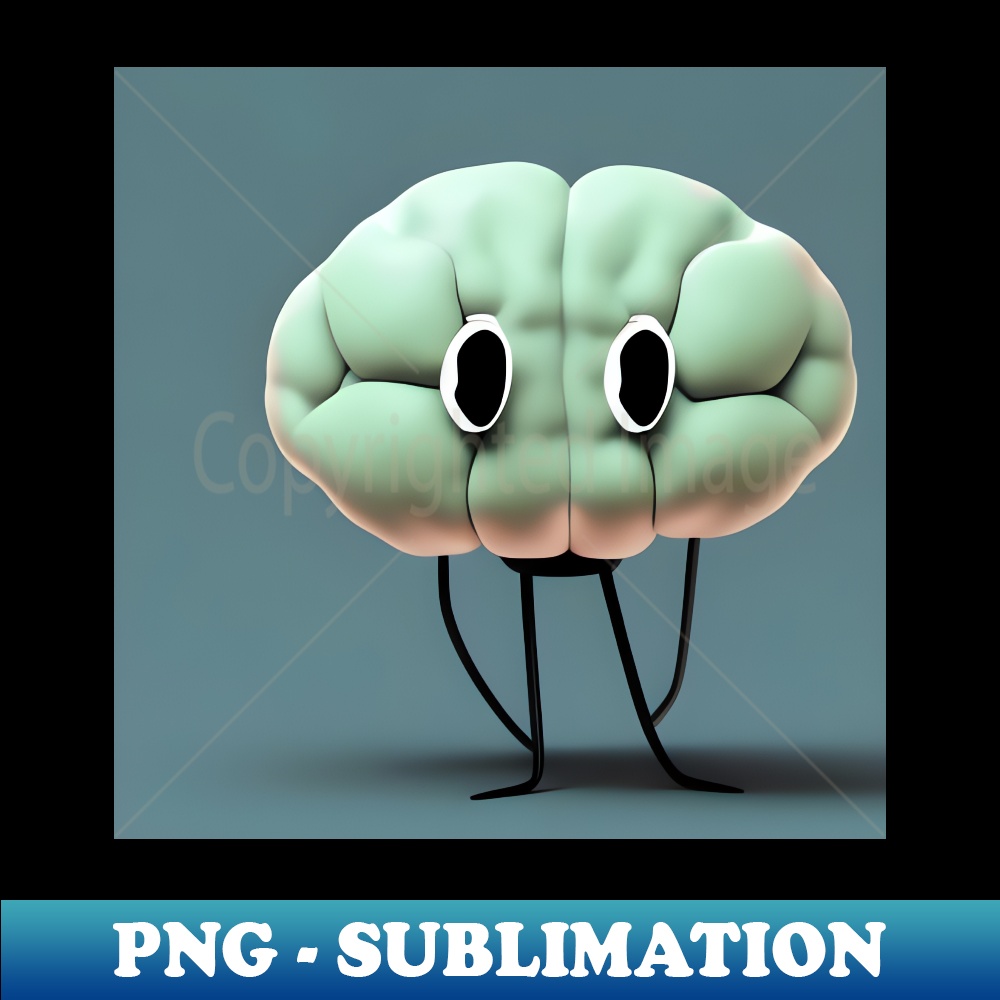 The green brain - PNG Transparent Digital Download File for | Inspire Uplift