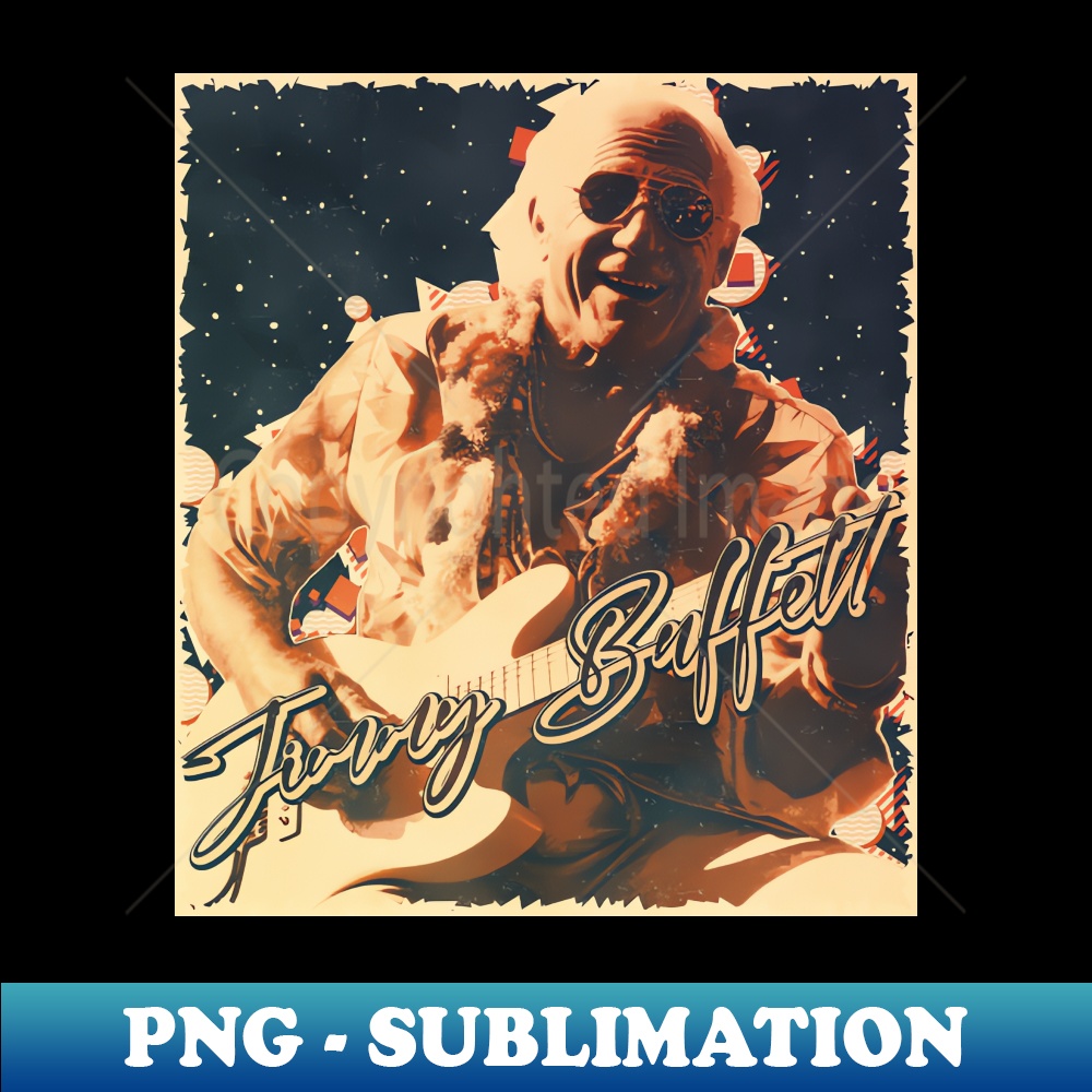 Retro Jimmy buffet poster - PNG Transparent Sublimation File | Inspire ...