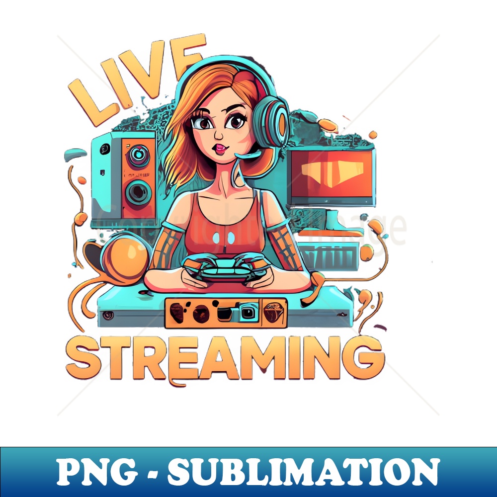 Live streaming - Digital Sublimation Download File - Fashion | Inspire ...
