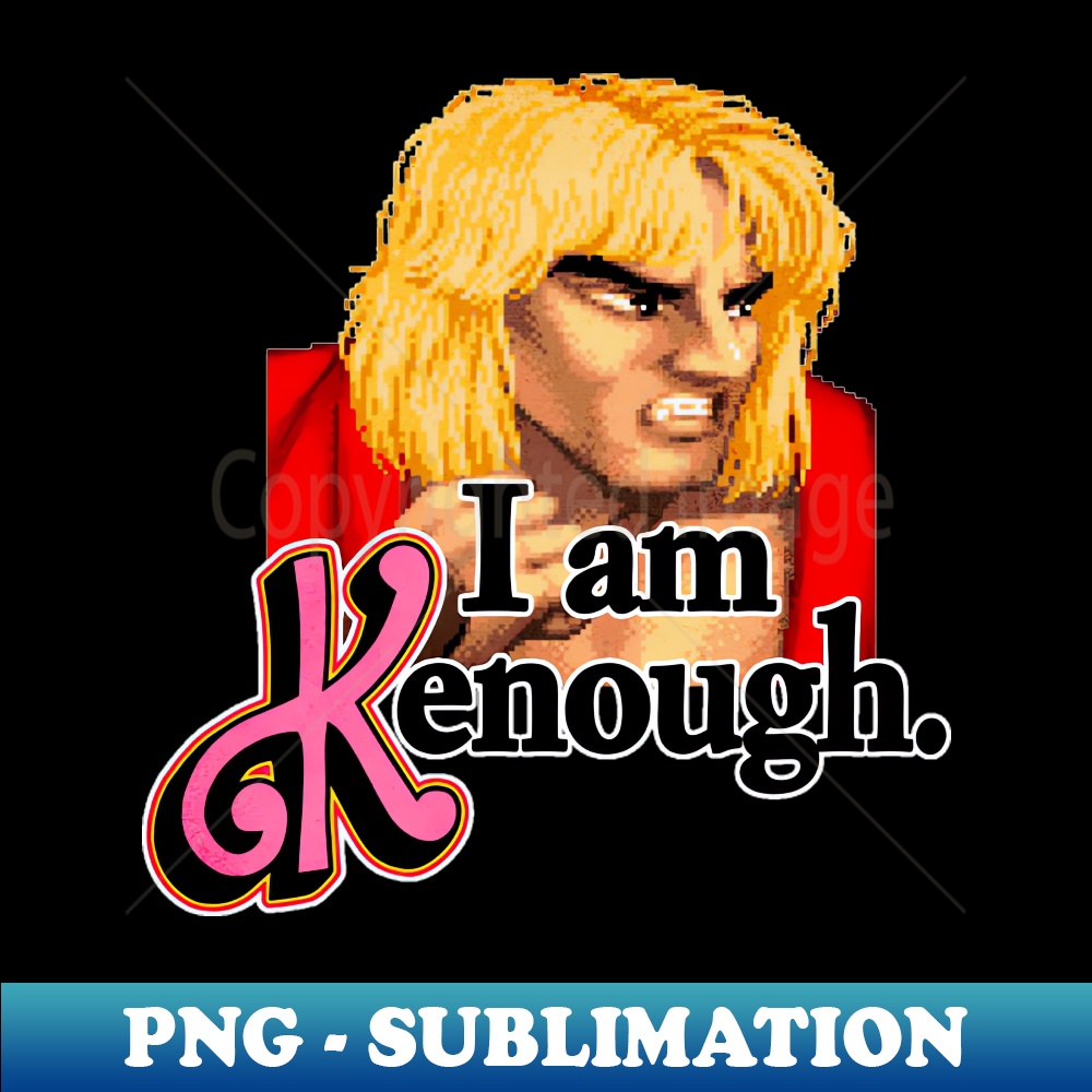 I am Kenough - Retro PNG Sublimation Digital Download - Unlo - Inspire ...