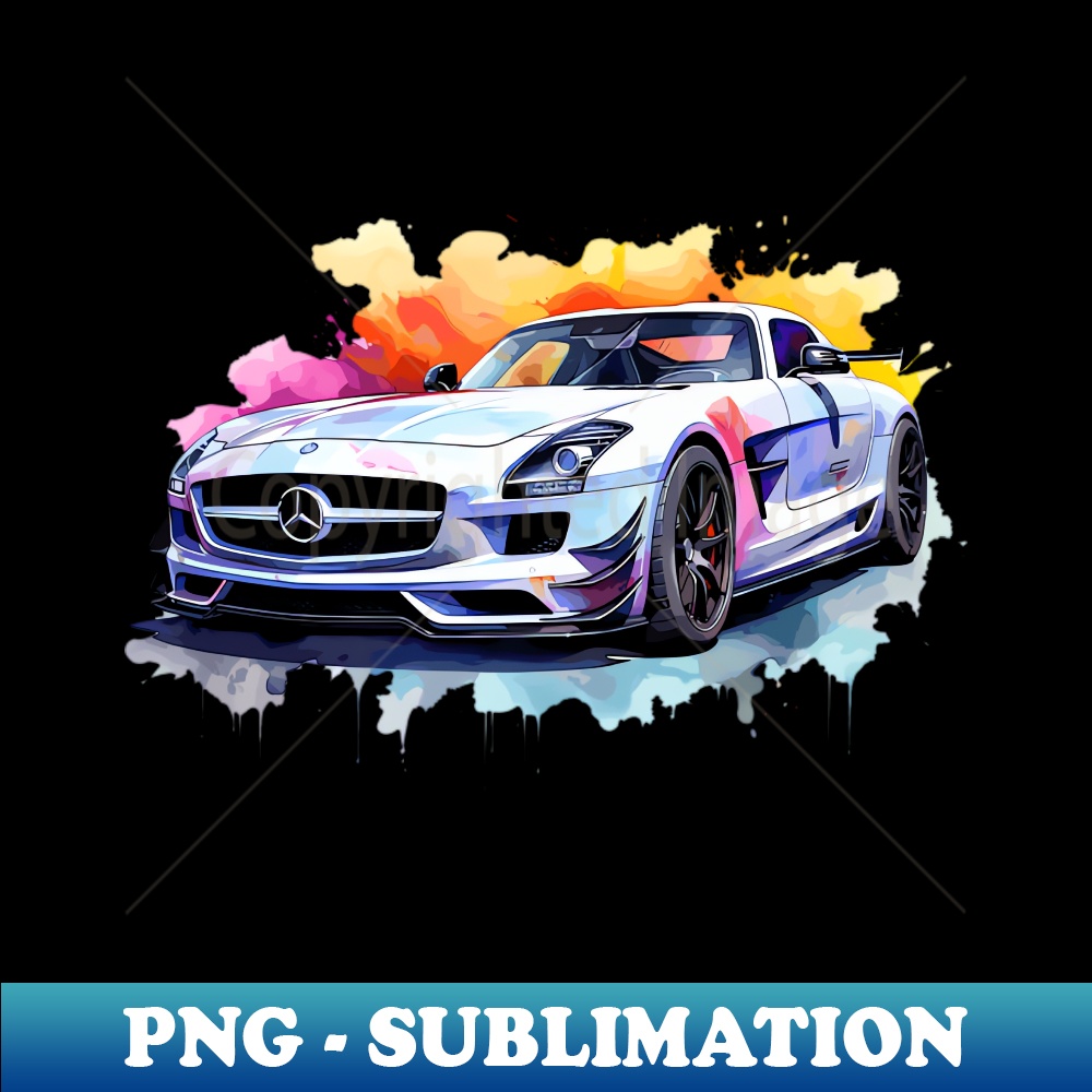 Mercedes SLS AMG - PNG Transparent Sublimation File - Unlock | Inspire ...