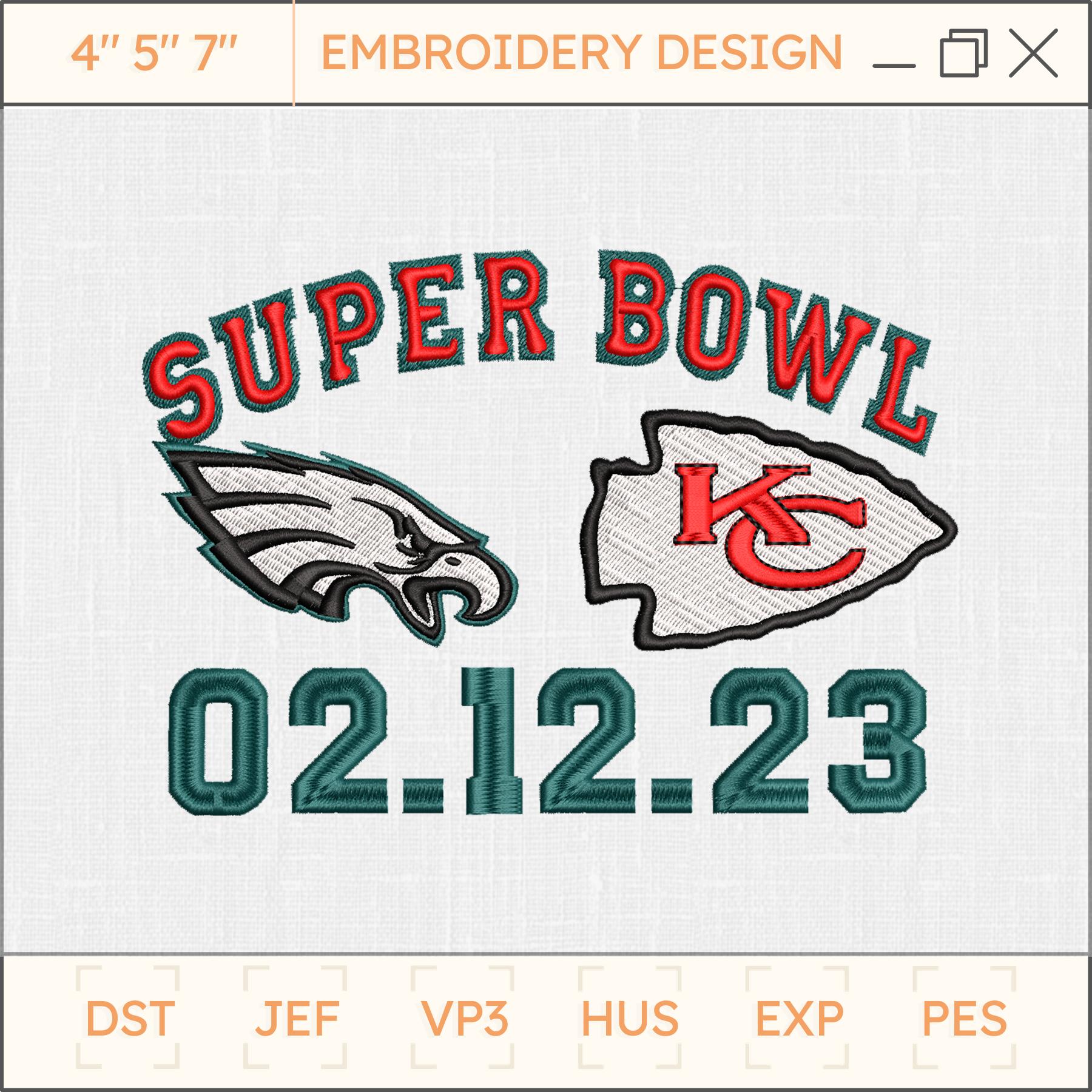 Super Bowl Champion Logo Embroidery Design, NFL Kansas City - Inspire ...