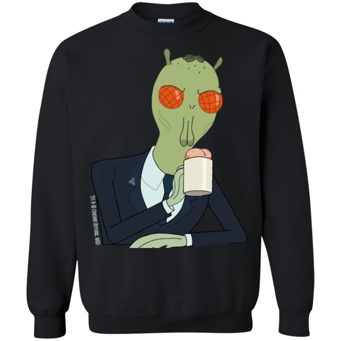 Rick And Morty Cornvelious Daniel Unisex Crewneck Pullover S | Inspire ...