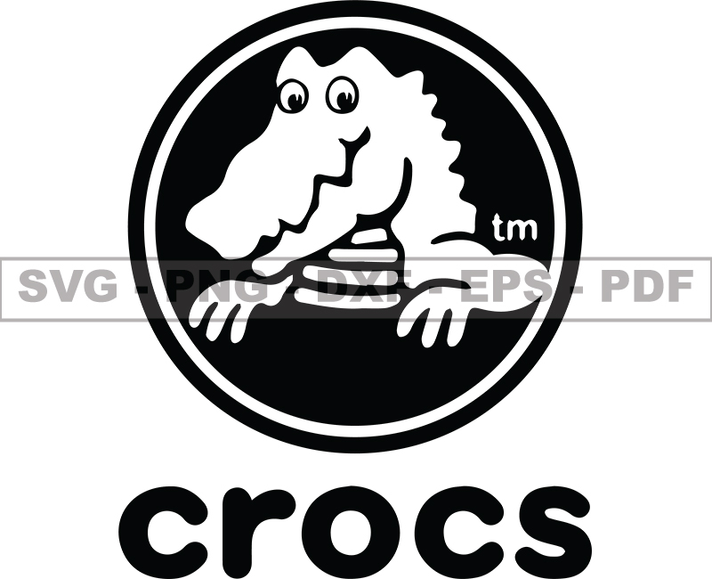 Crocs Logo Svg, Fashion Brand Logo 133 | Inspire Uplift