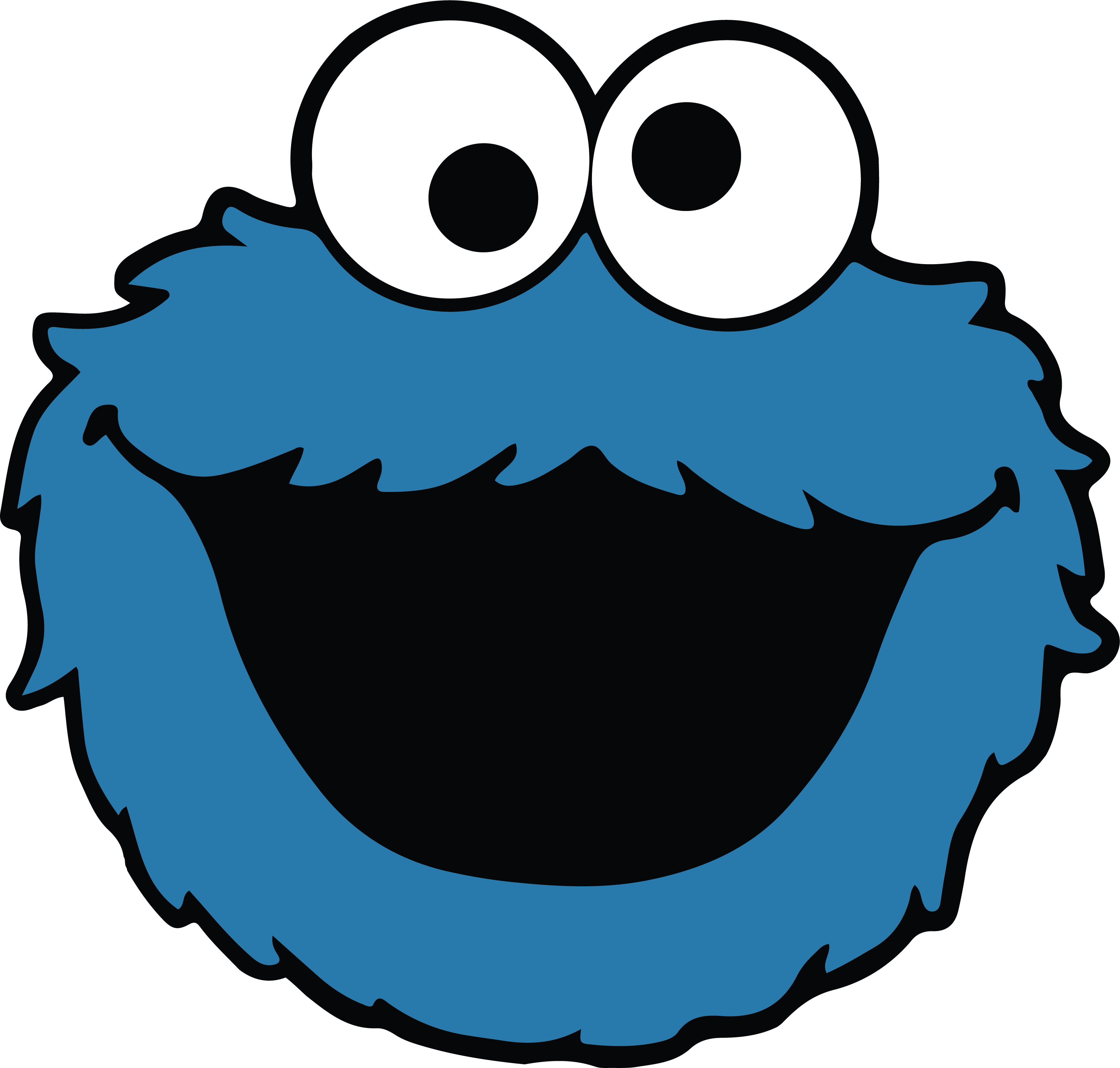 Grover svg, Elmo logo Svg, Sesame Street Svg, Cookie Monster - Inspire ...