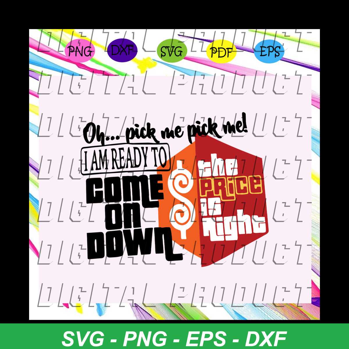 The Price Is Right Svg, Come On Down Svg, Price Svg, Right S | Inspire ...