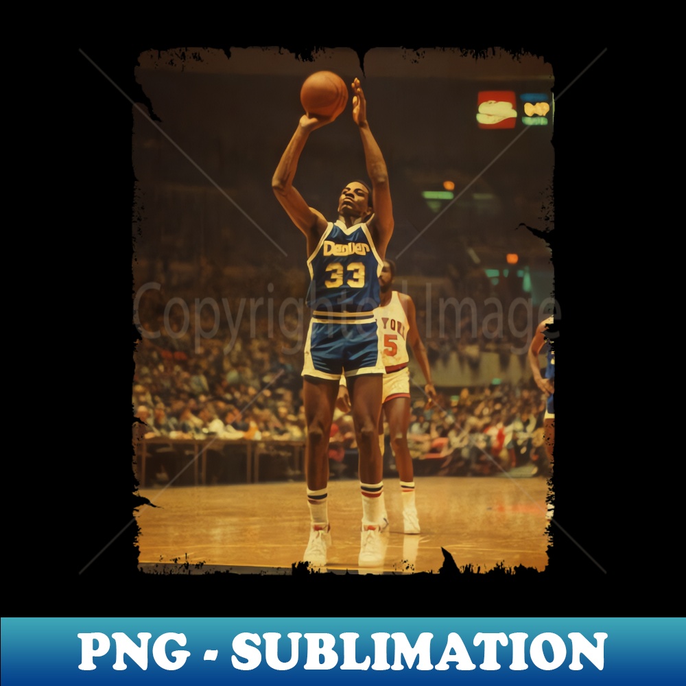 David Thompson David Thompson Vintage Design Of Basketball - Inspire Uplift
