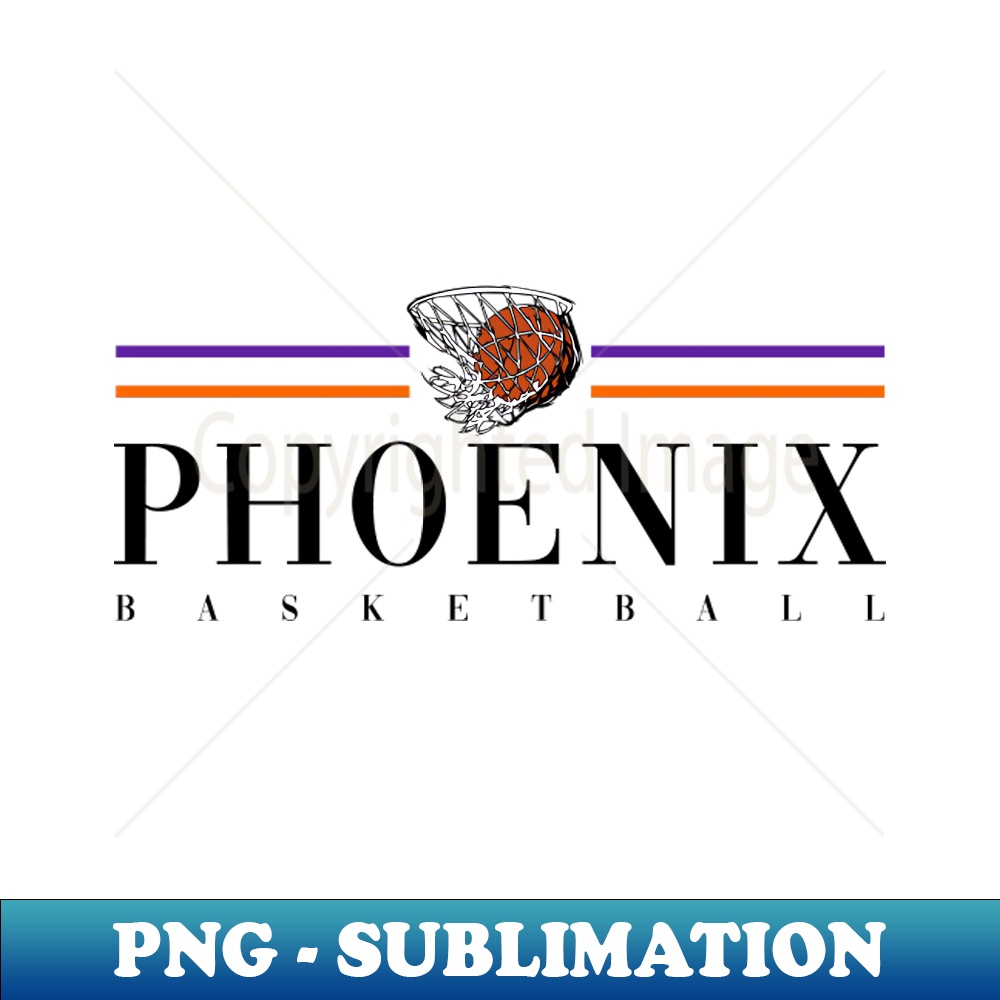 Phoenix Basketball - PNG Transparent Sublimation File - Tran | Inspire ...