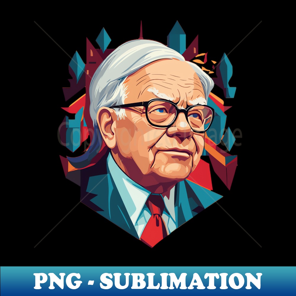 Warren Buffett - Digital Sublimation Download File - Unlock | Inspire ...