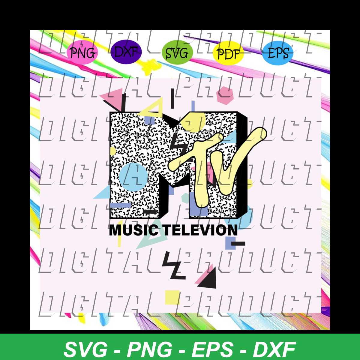 MTV music television, mtv, mtv svg, mtv logo, mtv channel, m | Inspire ...