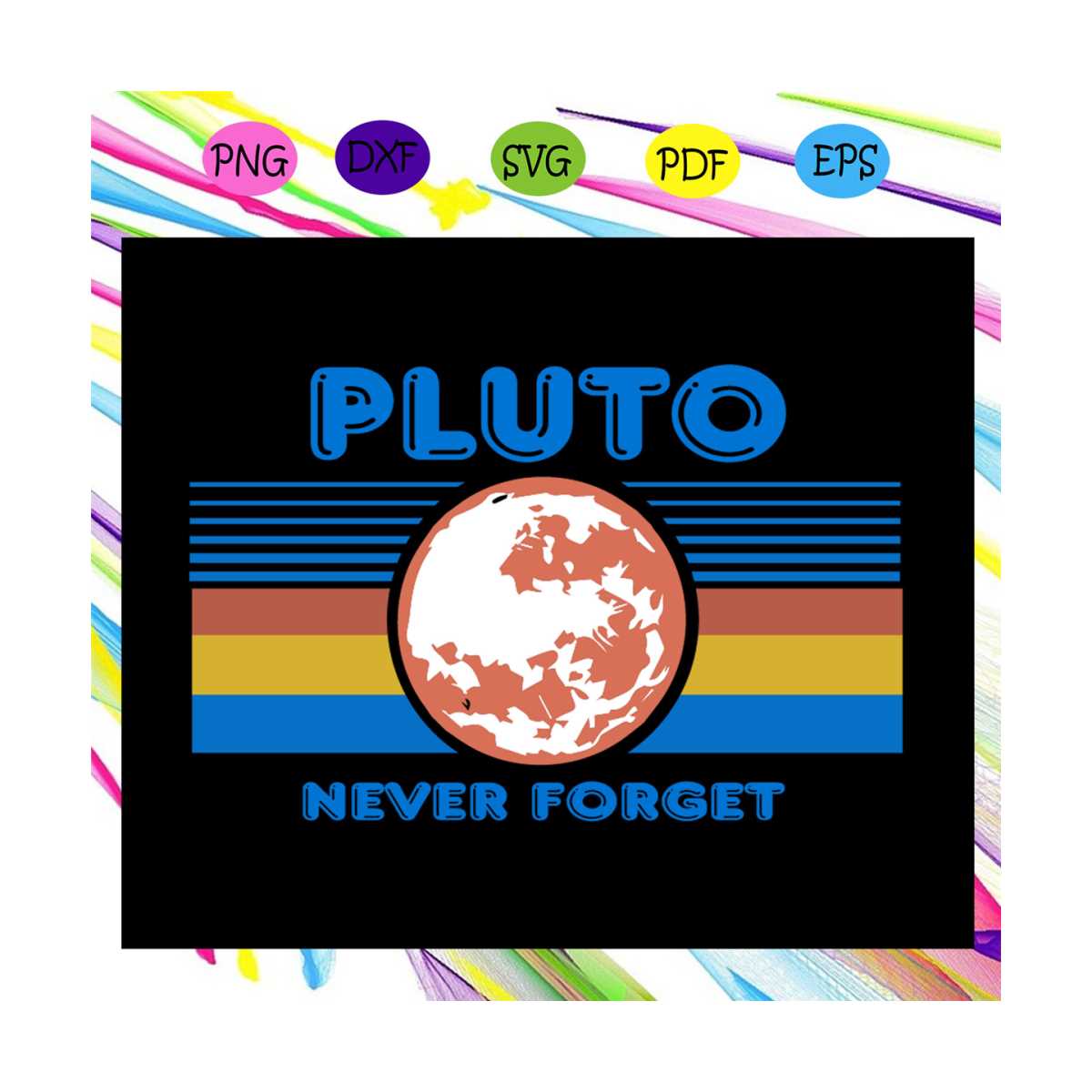 Pluto Planet Svg | Inspire Uplift