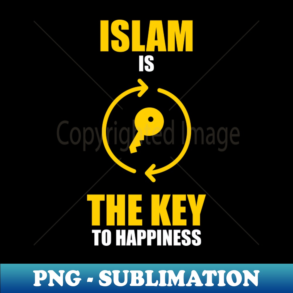 Islamic - Islam is The Key - PNG Transparent Sublimation Des - Inspire ...