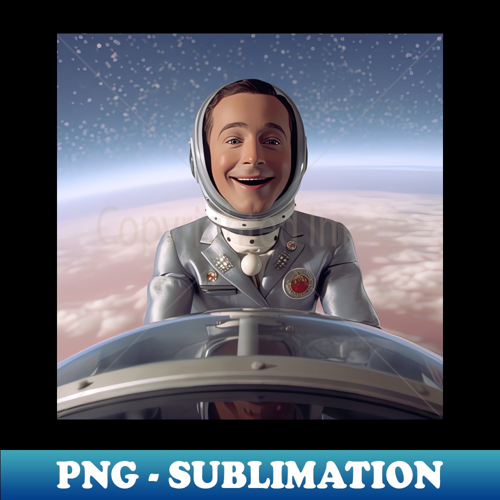 Pee Wee Herman in space - PNG Transparent Digital Download F | Inspire ...