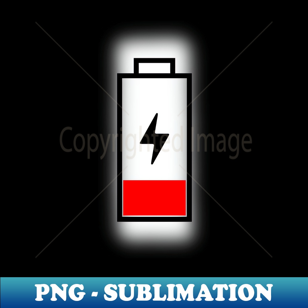 Dead Battery - High-Quality PNG Sublimation Download - Vibra - Inspire ...