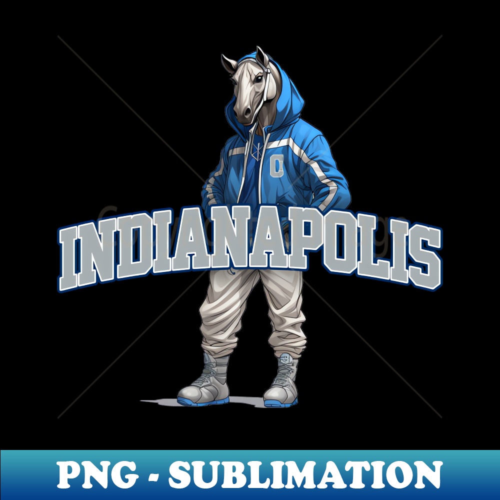 Indianapolis Football - Hype Beast Mascot - Instant Sublimat - Inspire ...