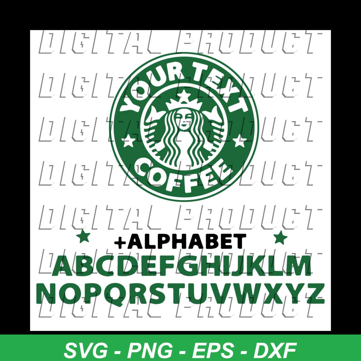 Starbucks Font Svg, Trending Svg, Coffee Brand Svg, Alphabet | Inspire ...