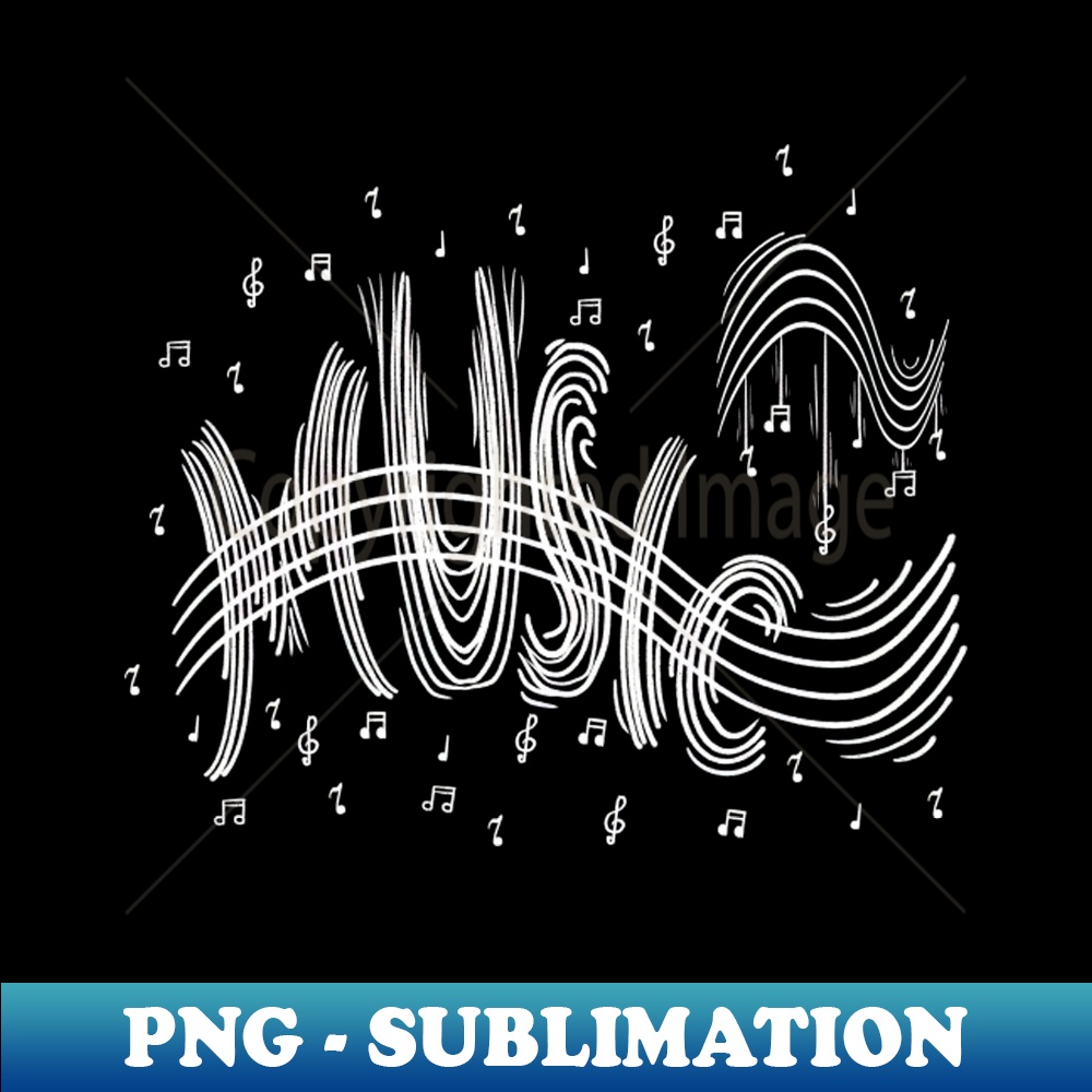 Music notes best design - Aesthetic Sublimation Digital File | Inspire ...