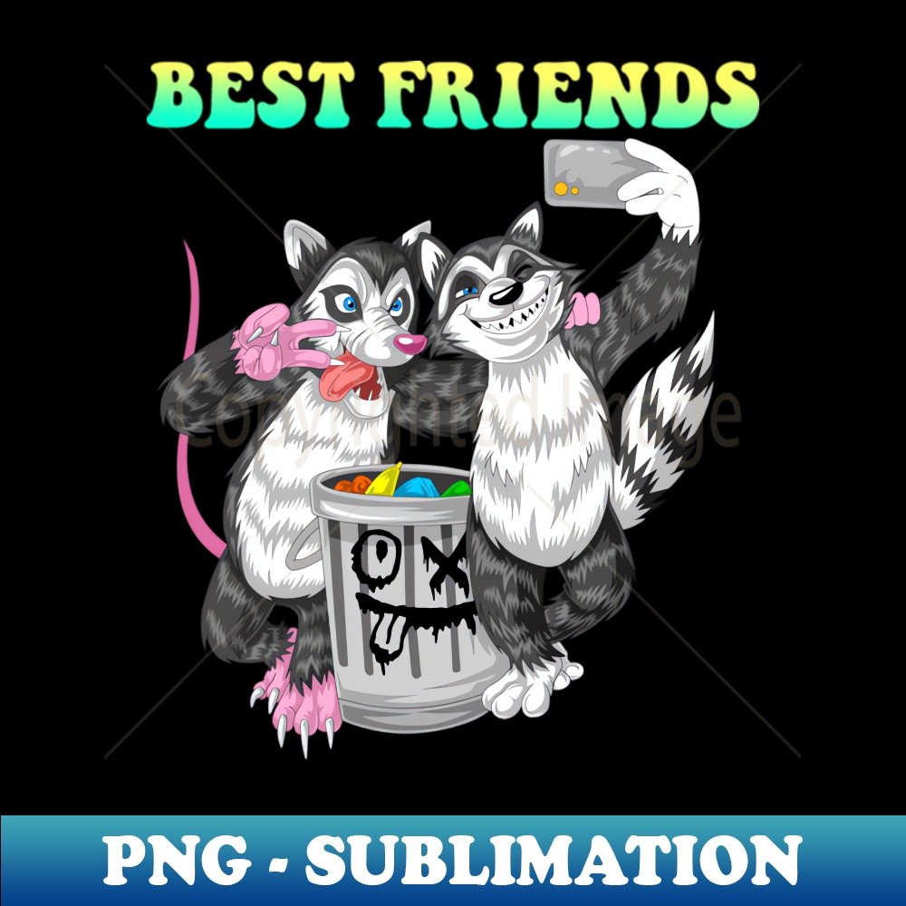 Best friends raccoon and opossum king of trash raccoon - PN - Inspire ...