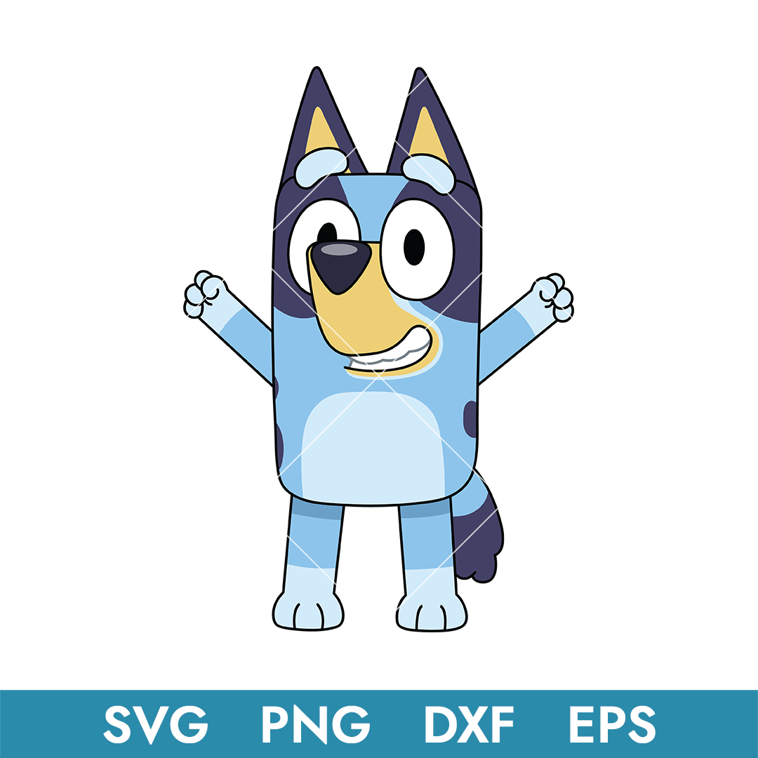 Bluey Bingo Dog Sister Svg, Bluey Family Svg, Bluey Svg, Blue, Bluey ...