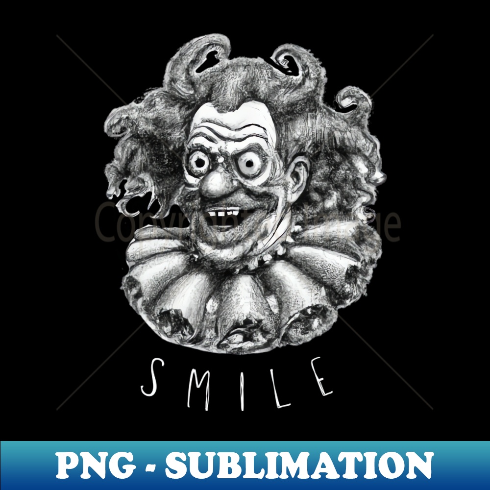 Smile Clown white letters - PNG Transparent Digital Download | Inspire ...