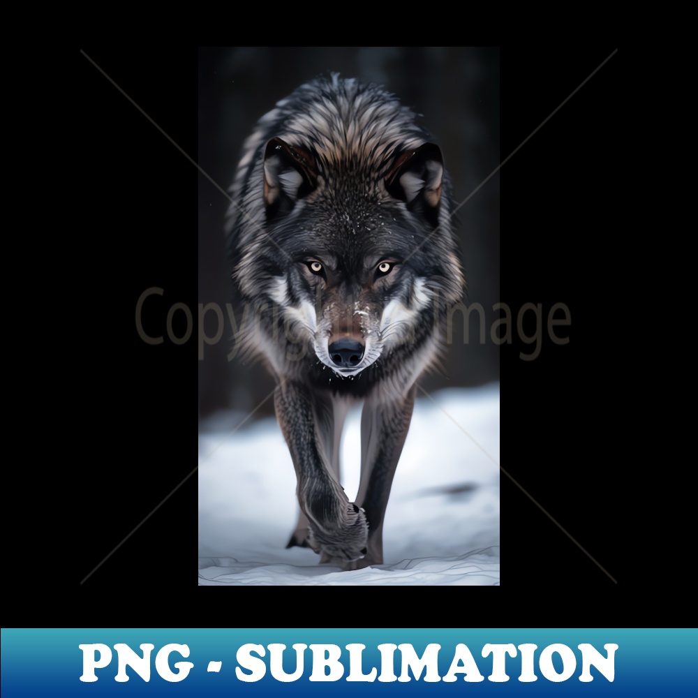 scary wolf posing on camera - Instant PNG Sublimation Downlo - Inspire ...