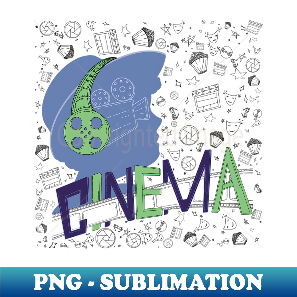 Cinema theme pattern - Premium Sublimation Digital Download | Inspire ...