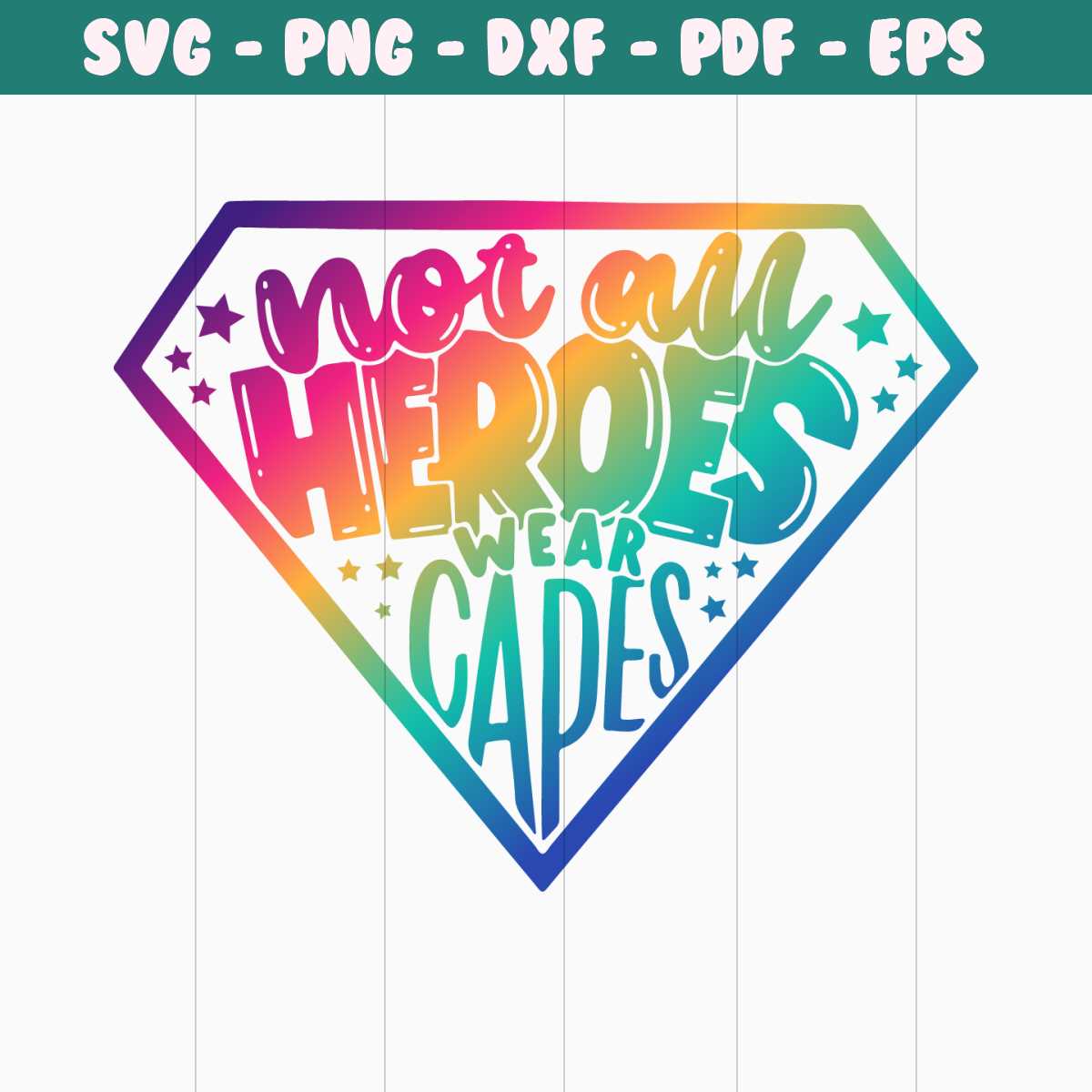 Not all Heroes wear capes svg Nurse People social worker pub | Inspire ...