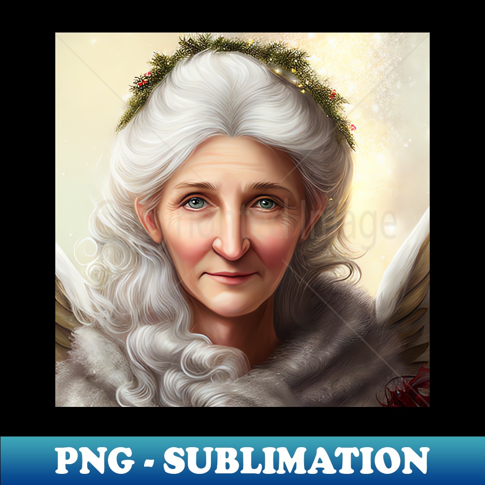 Beautiful Christmas Angel - Premium Sublimation Digital Dow - Inspire ...