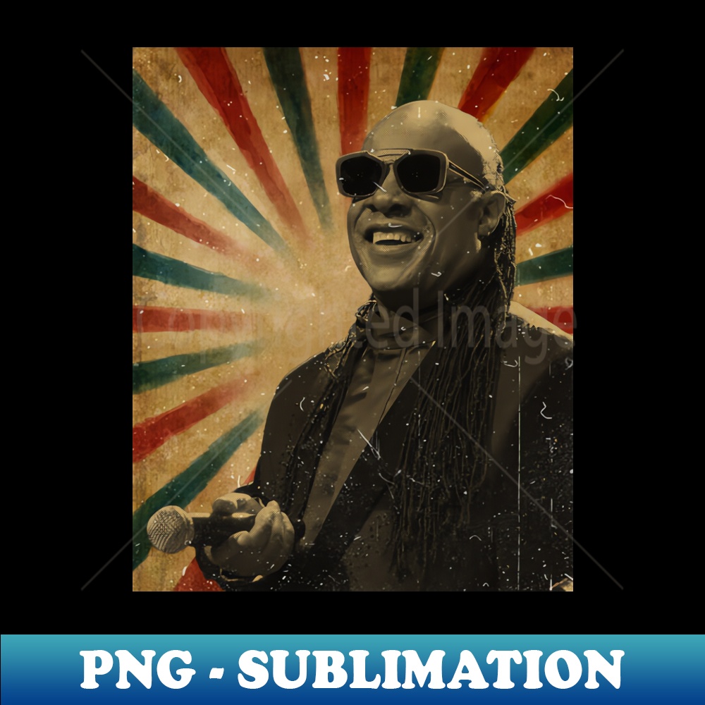 Photo Vintage Retro Look Fan Design Stevie Wonder - Creativ | Inspire ...