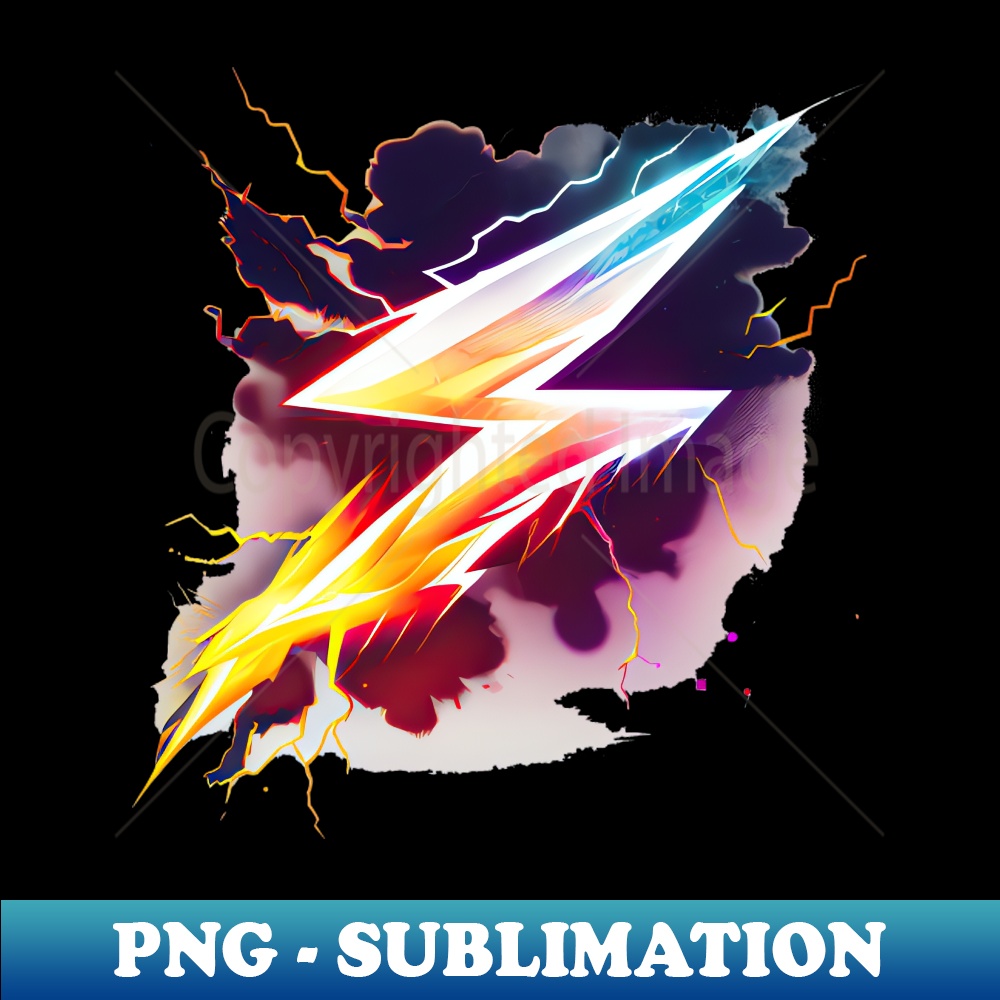 Lightning bolt abstract - PNG Transparent Sublimation Design | Inspire ...