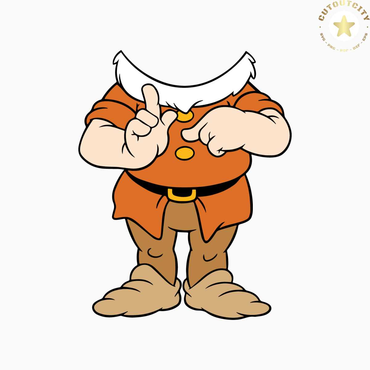 Doc Dwarf Vector SVG, Snow White Seven Dwarfs SVG Grumpy Dwa | Inspire ...