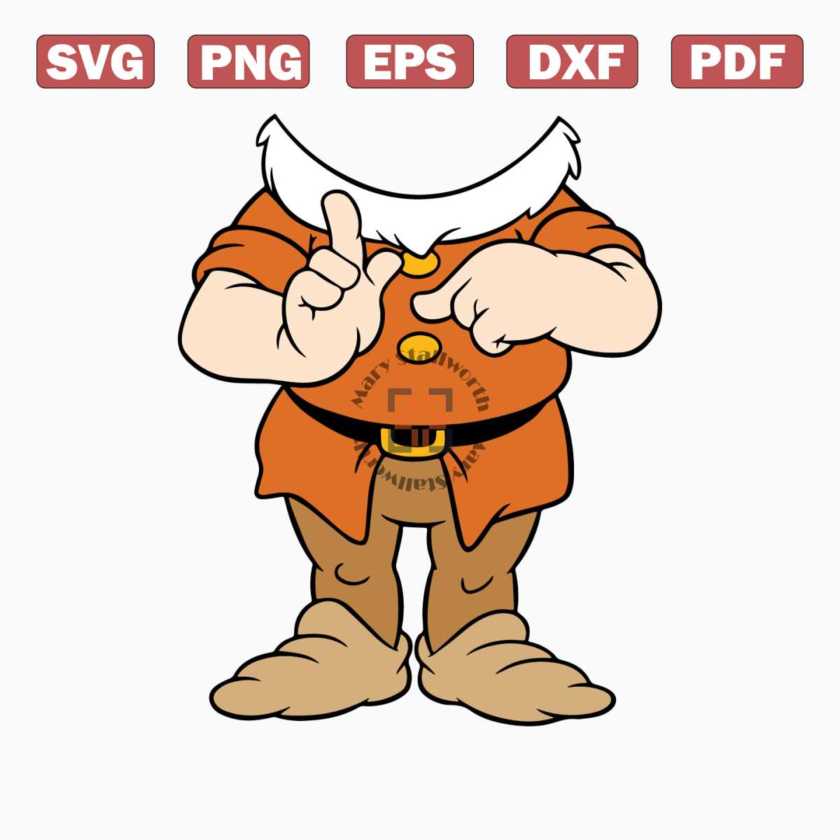 Doc Dwarf Vector SVG, Snow White Seven Dwarfs SVG Grumpy Dwa | Inspire ...