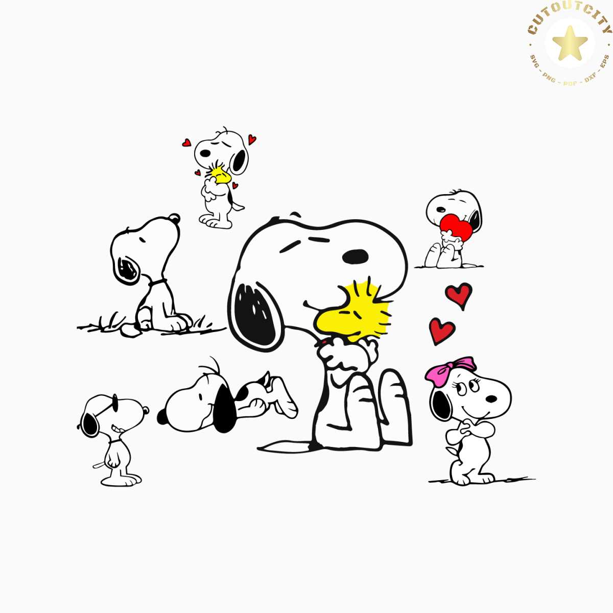 Snoopy svg, peanuts svg, Snoopy svg cricut, snoopy svg layer | Inspire ...