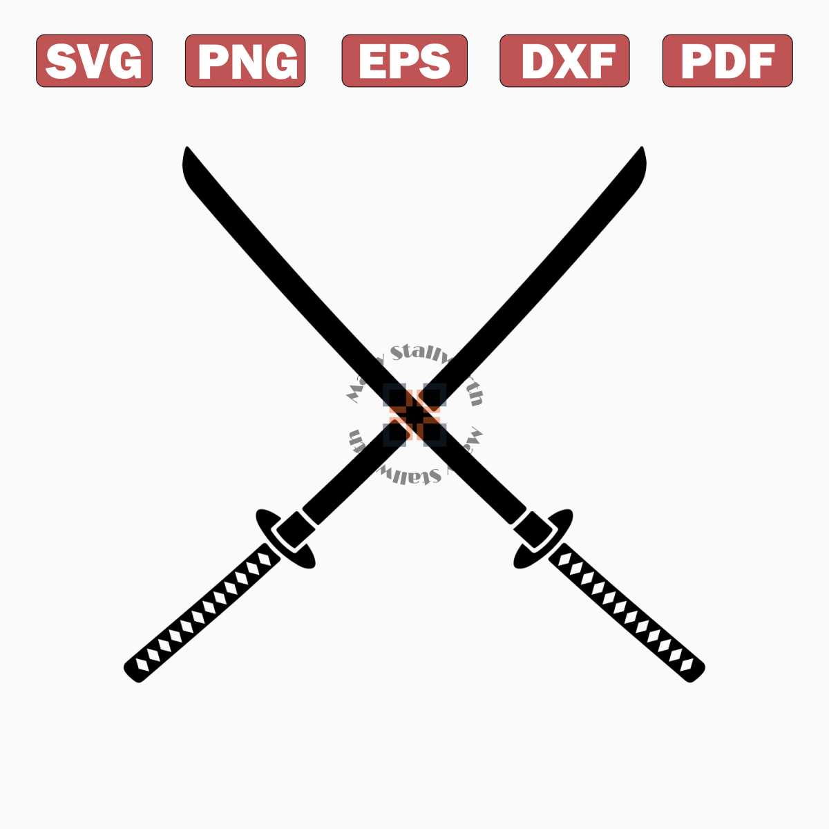 Katana Svg, Samurai Sword Svg, Vector Cut file for Cricut, S | Inspire ...