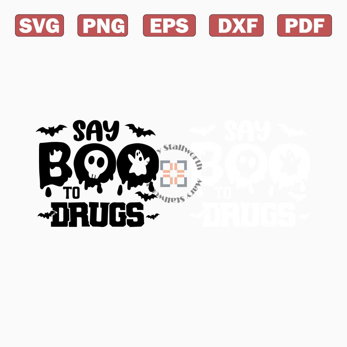 Red Ribbon Week SVG PNG, Say Boo To Drugs, Red Ribbon Week S | Inspire ...