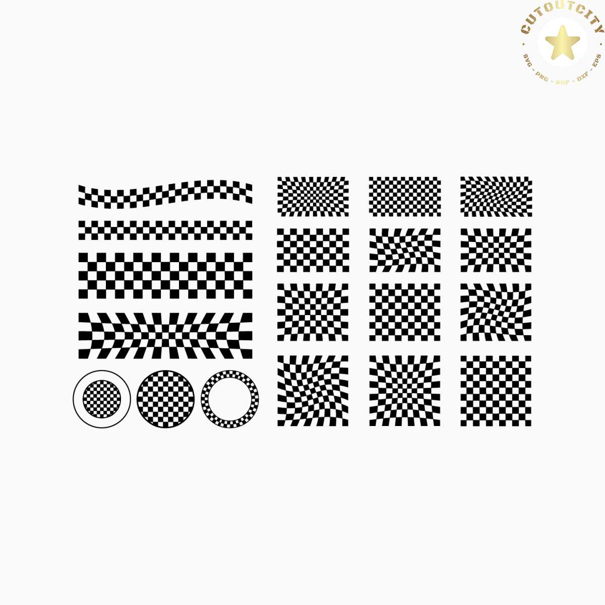 Checkered Bundle SVG, Instant Download, Checkered Pattern Sv | Inspire ...