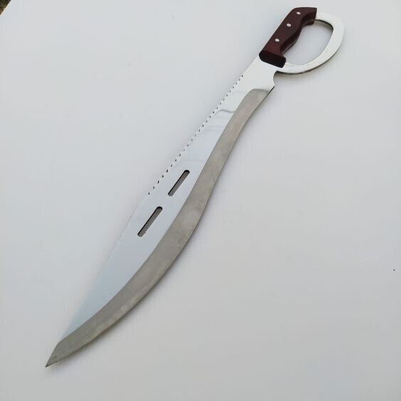 Custom D2 Steel 25 Inches Snake Eye Tactical Machete Full Ta | Inspire ...